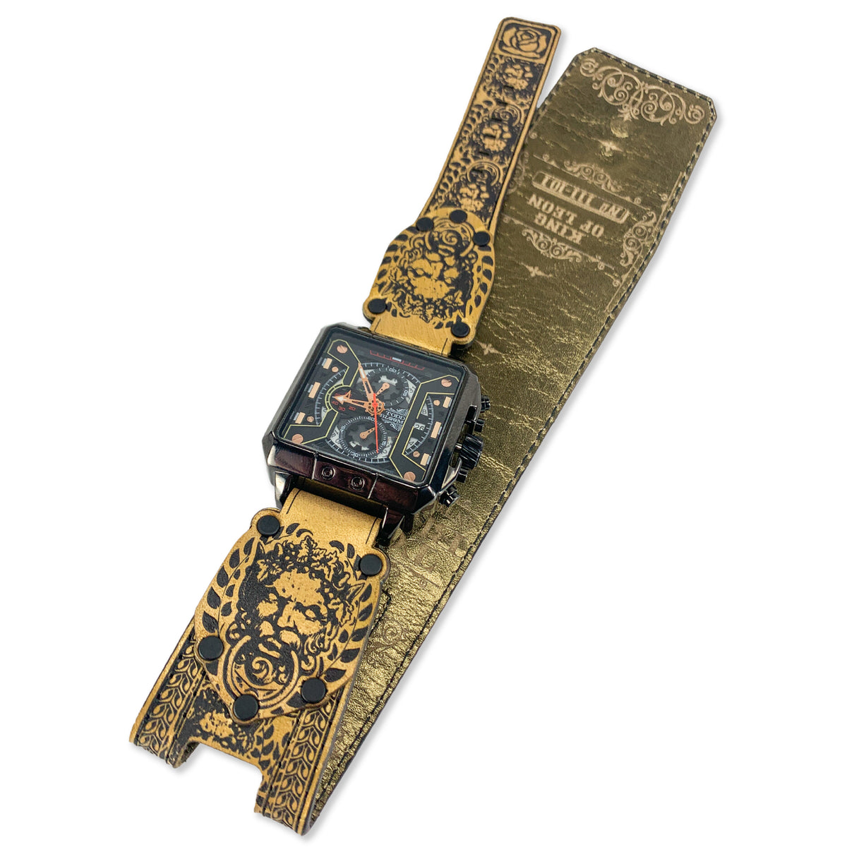 TODD BLOOM LUXURY WATCHES-KING OF LEON-MENS HAND MADE-FULL GRAIN ...